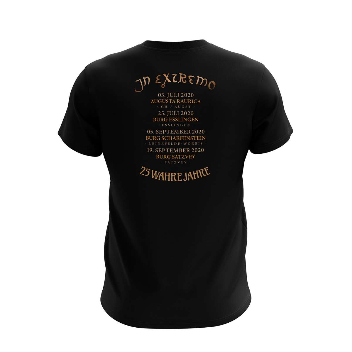 In Extremo T-Shirt 25 Wahre Jahre - Burgentour 2020 | In Extremo ...